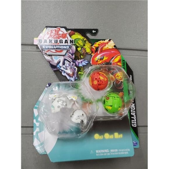 Toys | Bakugan Evolutions Starter Pack 3pk Gillator Ultra | Poshmark